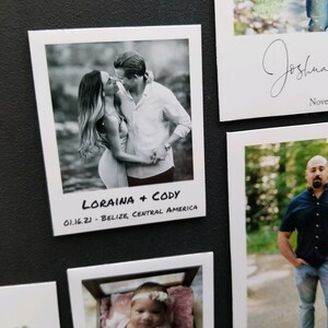 Personalized Polaroid Photo Ornament With Magnet Backing - Etsy
