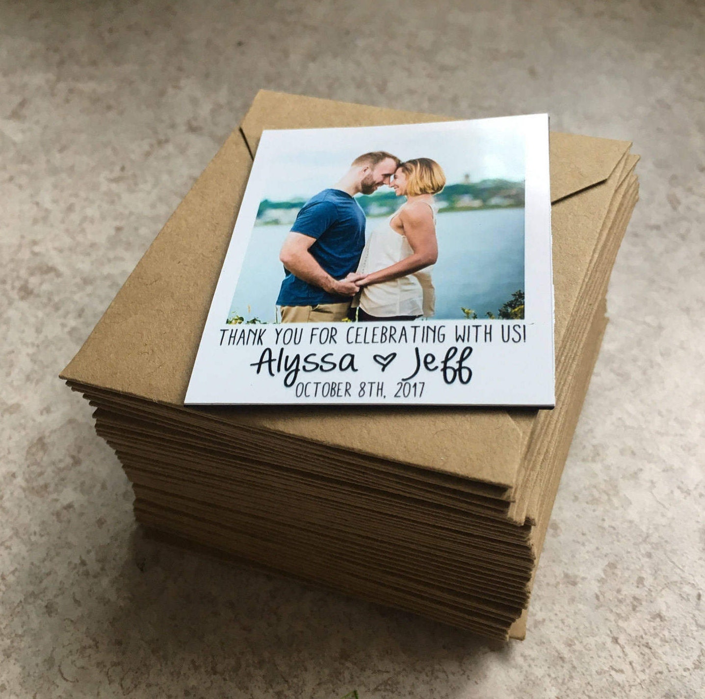 Natural Kraft Envelopes ADD ON With Magnet Purchase - Etsy