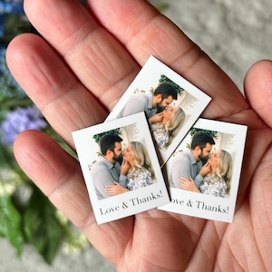 Mini Photo Magnets for Wedding Favors Save the Date - Tiny Magnets ...