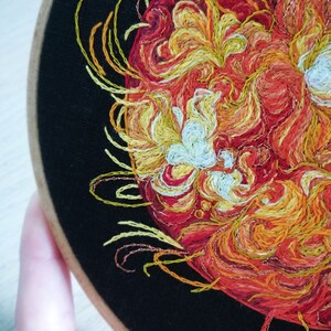 Sun, Yellow Dwarf, Hand Embroidery - Etsy