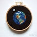 Blue Planet, Earth, Hand Embroidery - Etsy