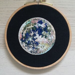 Moon Hand Embroidery - Etsy UK
