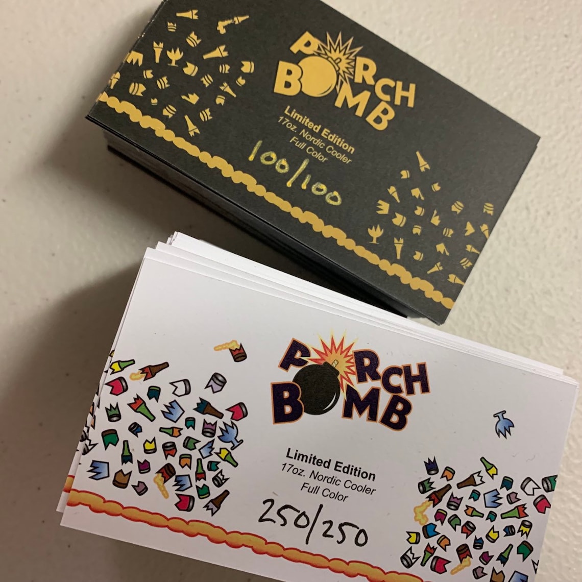 Porch Bomb Limited Edition Full Color Glass - Etsy