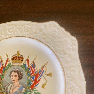 Queen Elizabeth II Coronation Plate - Etsy