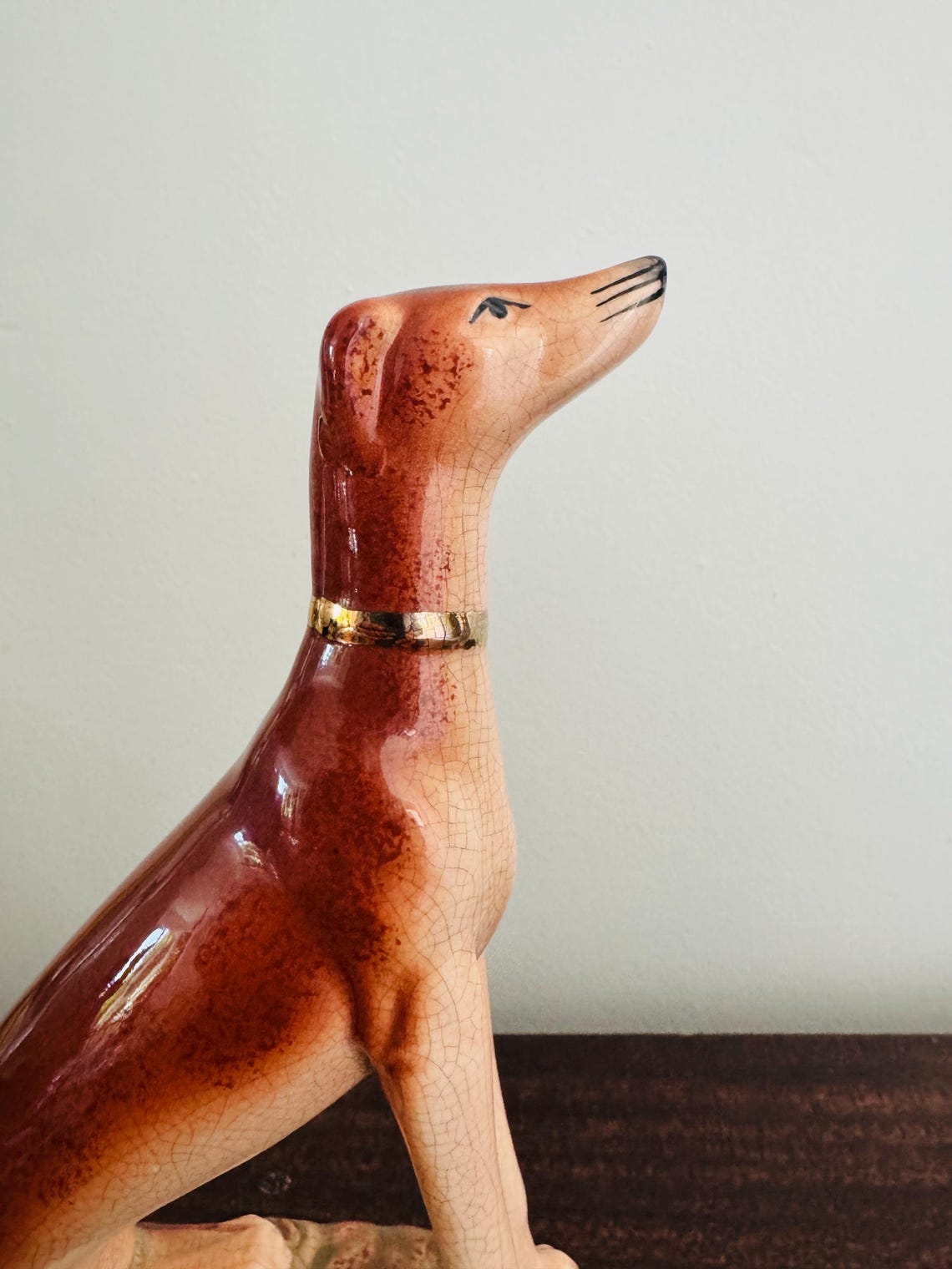 Fitz & Floyd Sable Brown Whippet Dog Statues a Pair - Etsy