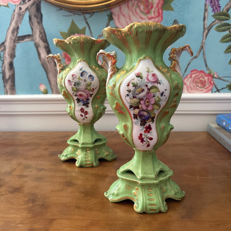 Old Paris Vase - Etsy