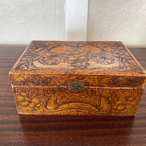 Pyrography Box - Etsy