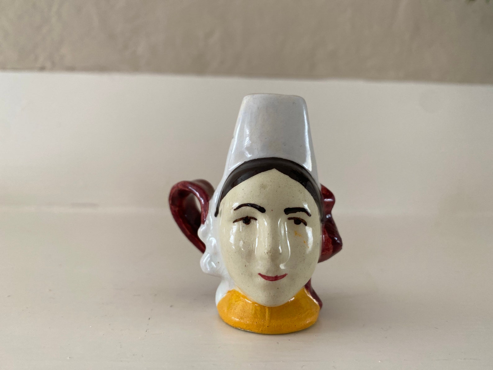 Quimper Breton Miniature Female Dollhouse Pitcher - Etsy