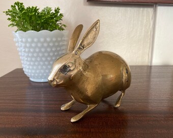 Brass Rabbit | Etsy