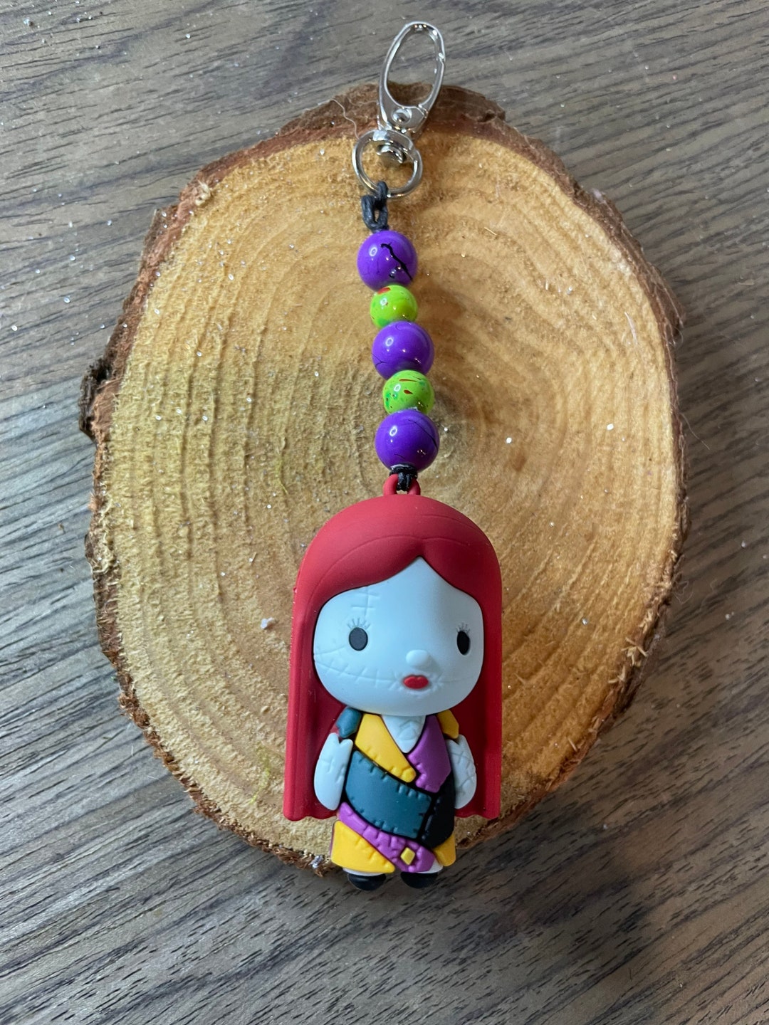 Patchwork Girl Keychain - Etsy