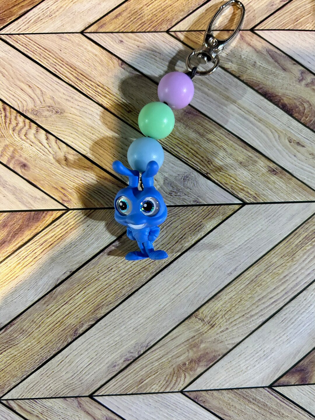 Blue Ant Keychain - Etsy