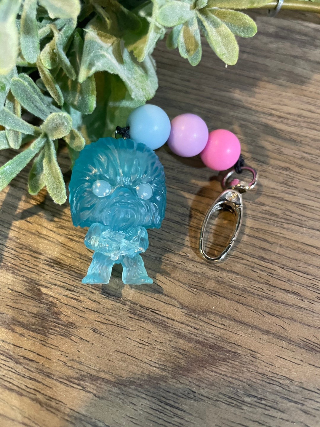 Ice Fuzzy Monster Keychain - Etsy