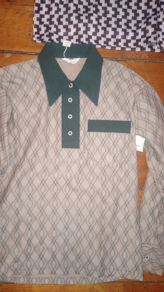 Marcel Paris polyester 1970 deadstock vintage NOS lon… - Gem