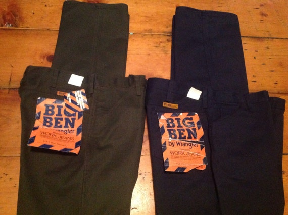 vintage deadstock wrangler big ben jeans men's pants … - Gem