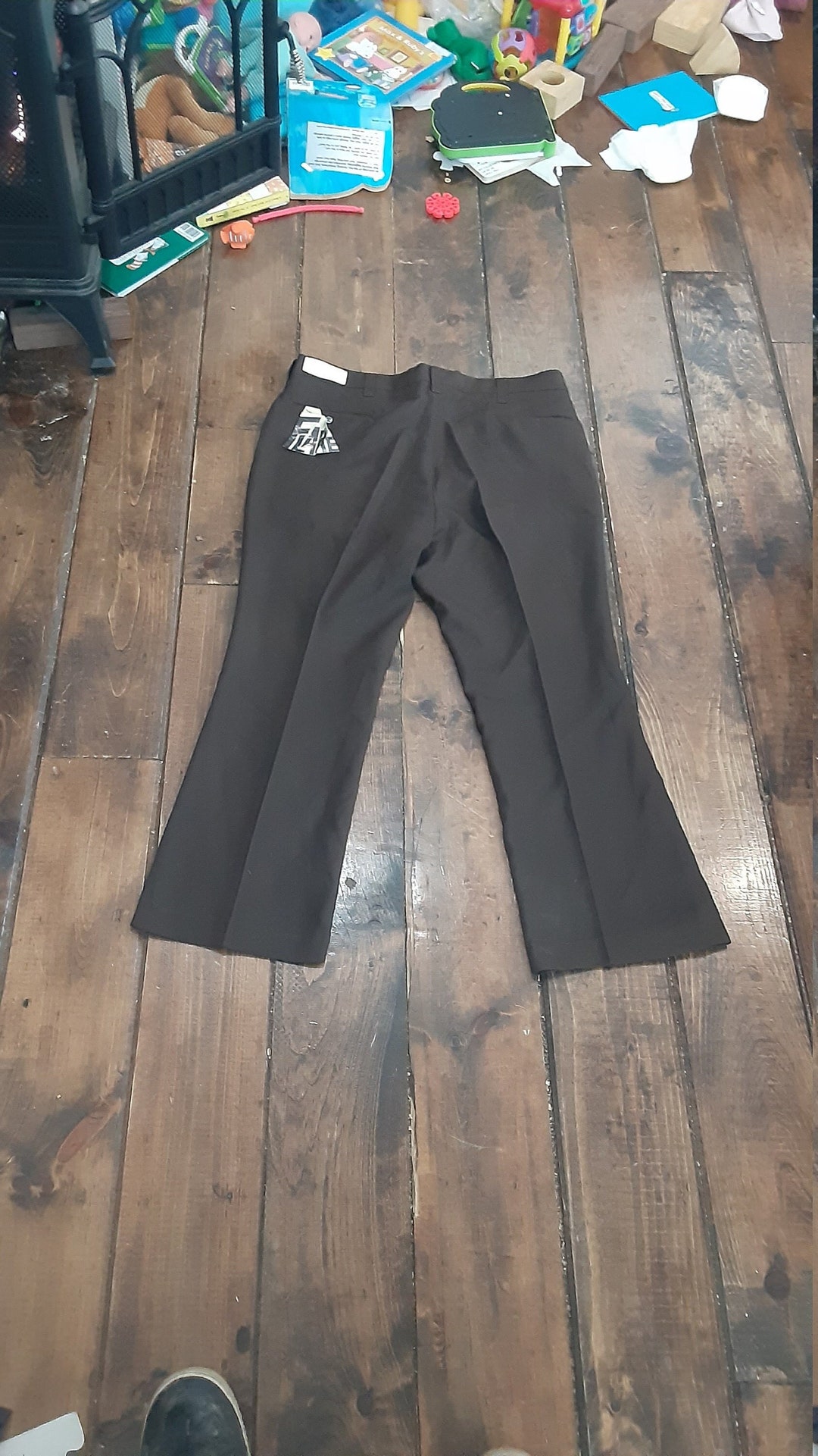 Ban Rol Vintage Deadstock Nos Flared Rayon Blend USA New 1970 Pant Men ...