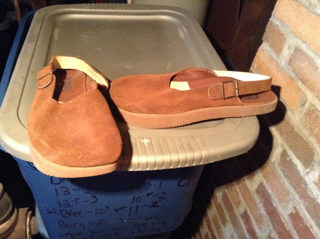 Vintage Deadstock Earth Shoes Sandals Clogs Anne Kalso Negitive Heel ...
