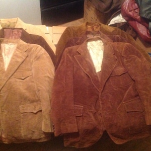 Velvet Men's Blazier Sport Jacket Coat Pick 1 Vintage Pimp 1970's ...