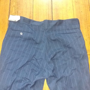 Deadstock Vintage Campus Striped Pant Flare Bellbottom Hi Rise Rayon ...