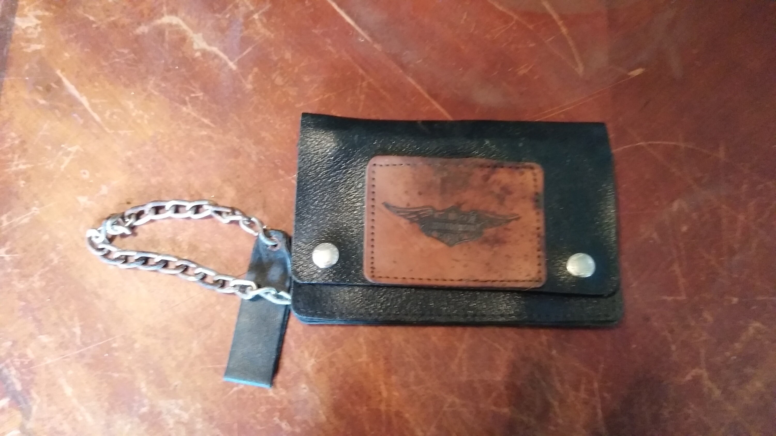 Vintage Leather Harley Davidson Wallets Deadstock 1970's Bag Leather ...
