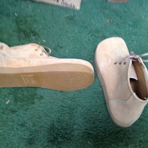 Deadstock Vintage Anne Kalso Earth Shoes Boots Suede Negitive Heel 1970 ...