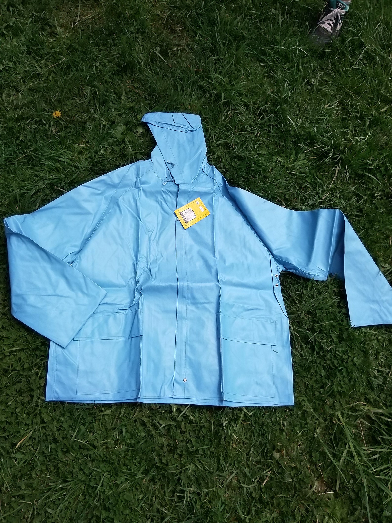 Rubber Rain Coat Vintage Deadstock Men Jacket Hooded | Etsy