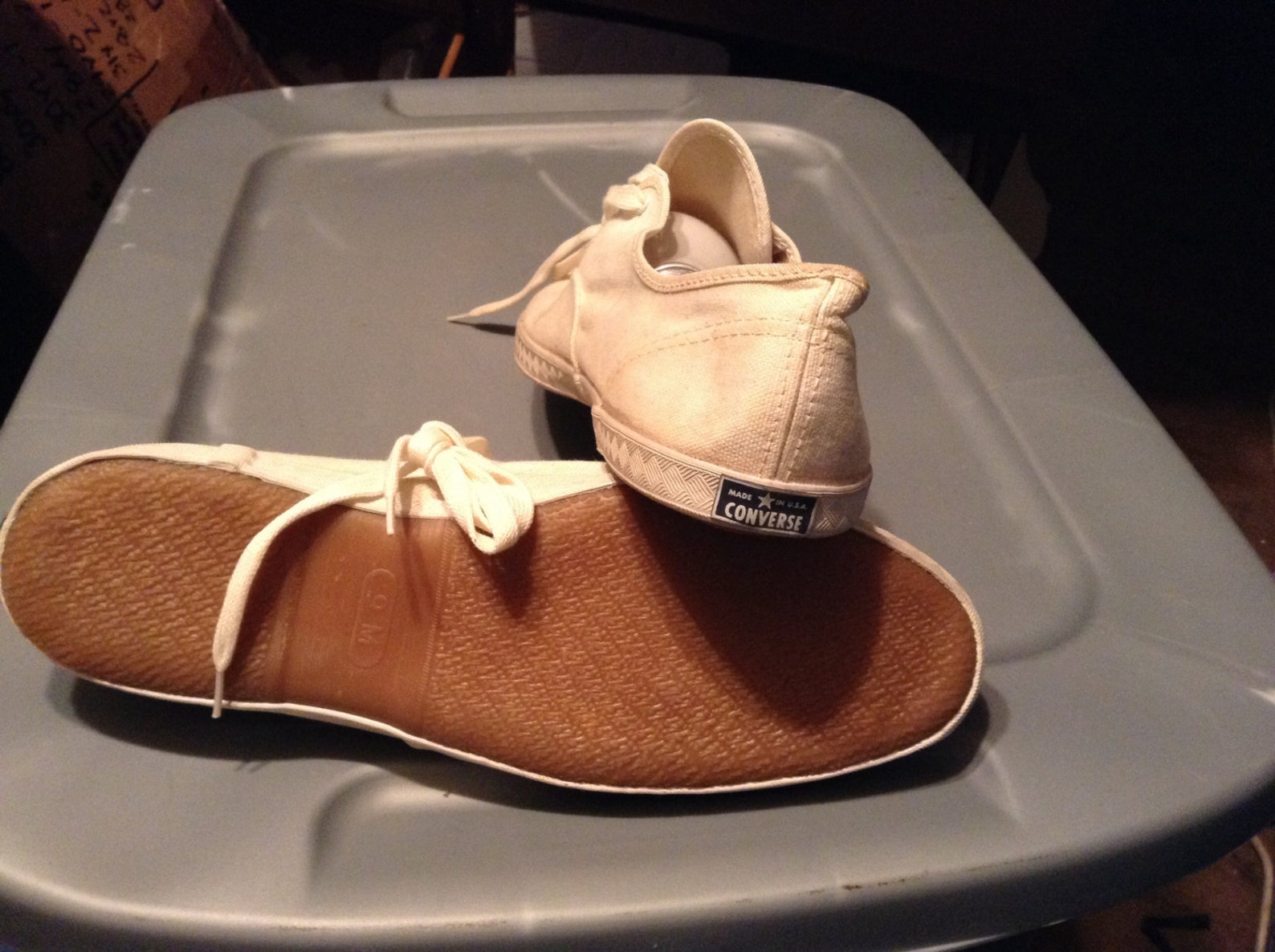 Converse Deadstock Vintage Sneakers 1950 Canvas New Old Pick 1 Size Men ...