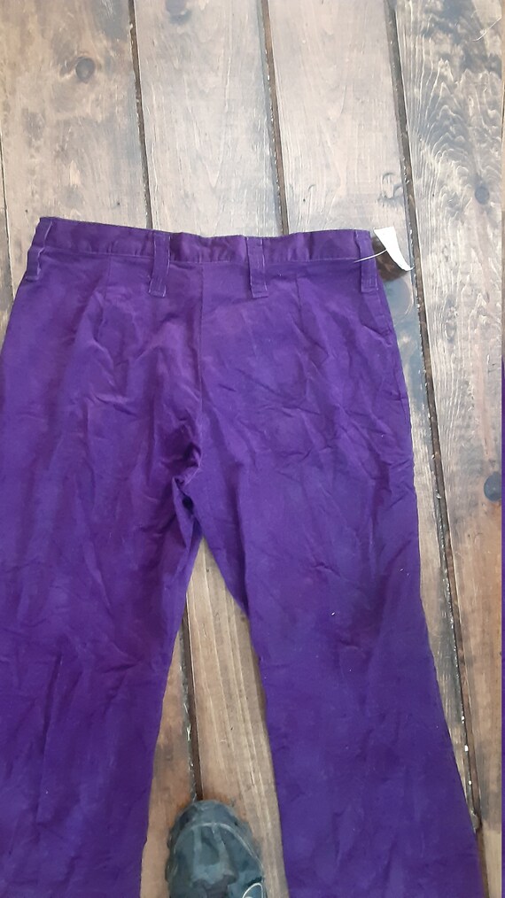 Maverick purple nos button fly bellbottom vintage dea… - Gem