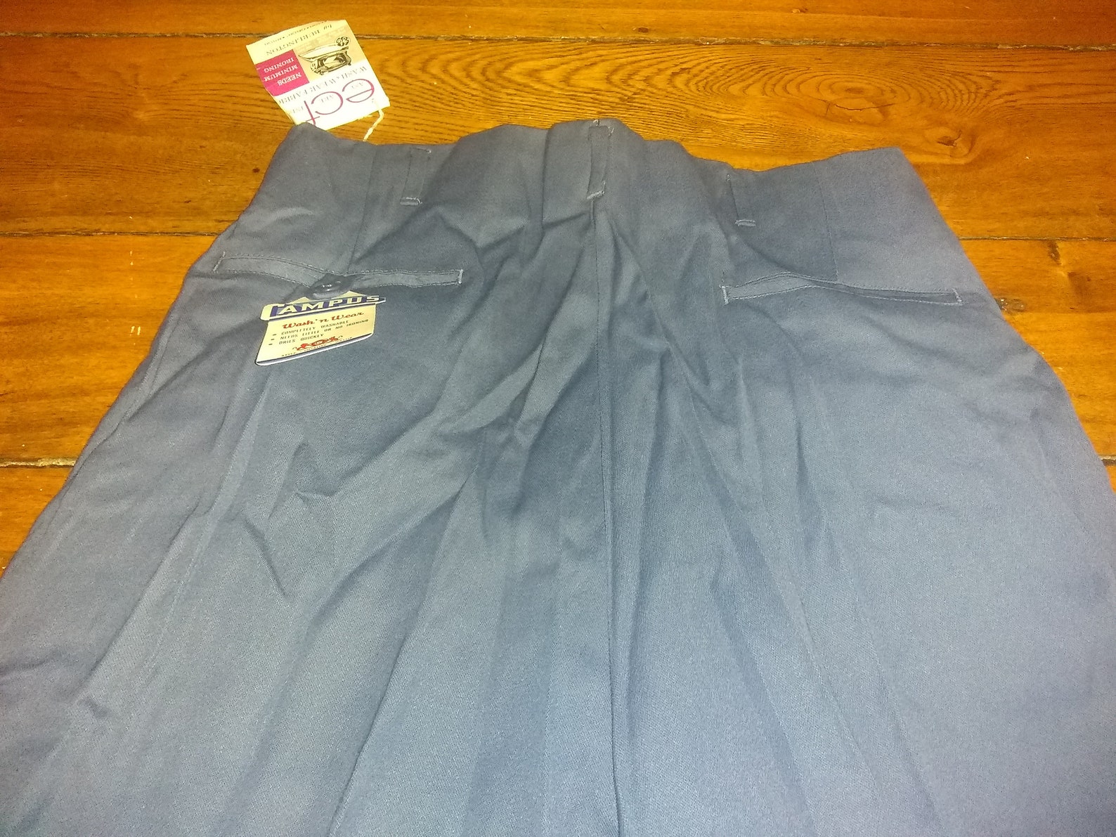 Peg leg 1950s pleated mens 31x30 vintage deadstock pants slax | Etsy