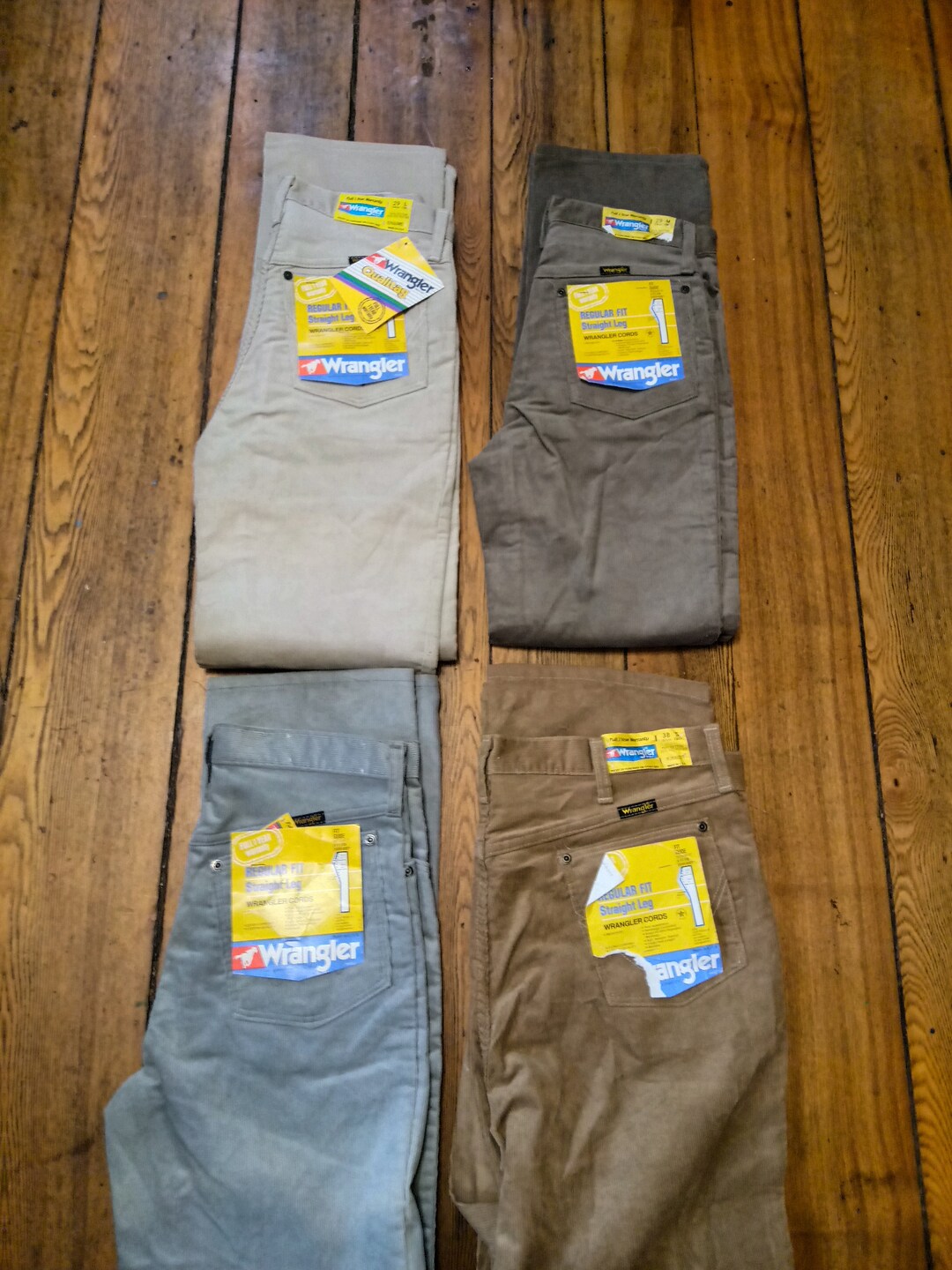 Wrangler Deadstock Nos Vintage 1980 Corduroy Men Student Jean Pant ...