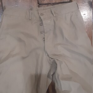 Usa Military Cotton 1960 Chino Vintage Men Pant Button Fly 1960 30x32 ...