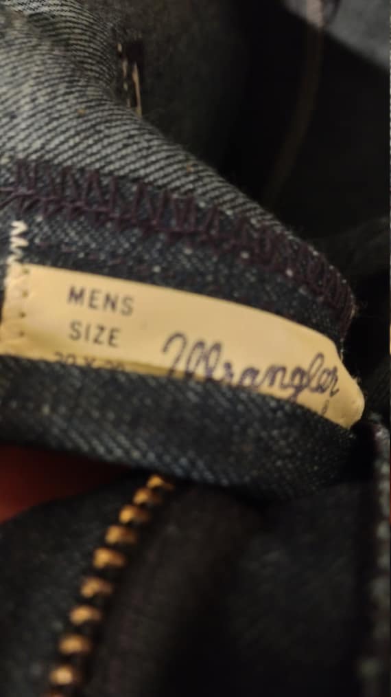 Wrangler deadstock vintage denim patch pocket pant 19… - Gem