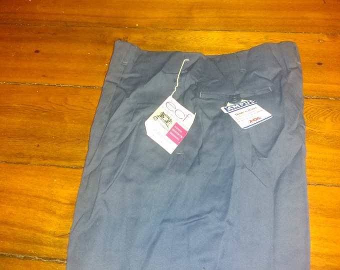 Peg Leg 1950s Pleated Mens 31x30 Vintage Deadstock Pants Slax ...