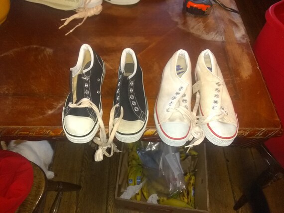 1960 canvas vintage deadstock sneakers shoes low top … - Gem