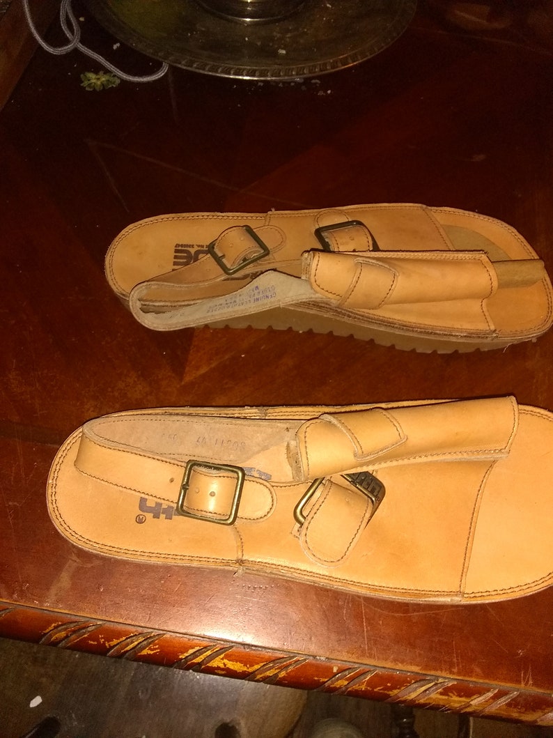 Vintage 1970 Deadstock Anne Kalso Earth Shoe Sandal Negitive Heel Nos ...