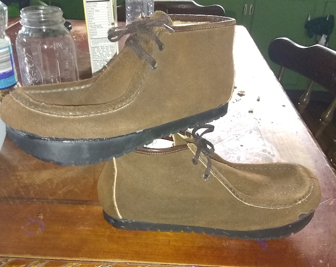 Vintage Anne Kalso Earth Shoe Boot Deadstock Negitive Heel 1970 New Old ...