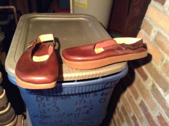 Vintage deadstock earth shoes sandles clogs Anne kals… - Gem