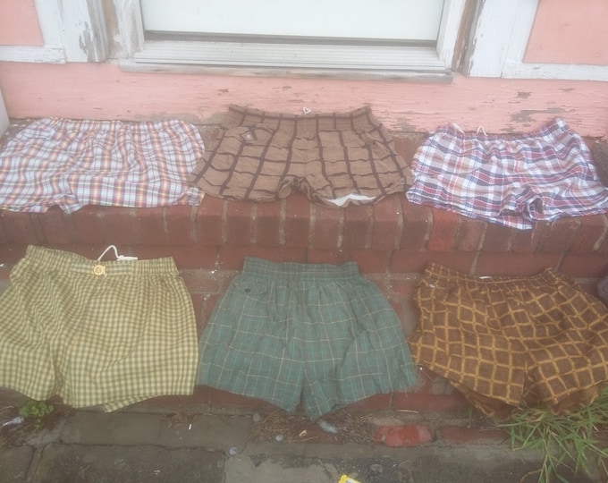 1950s Vintage Men's Swim Suits Bathing New Shorts Trunks Drawstring ...