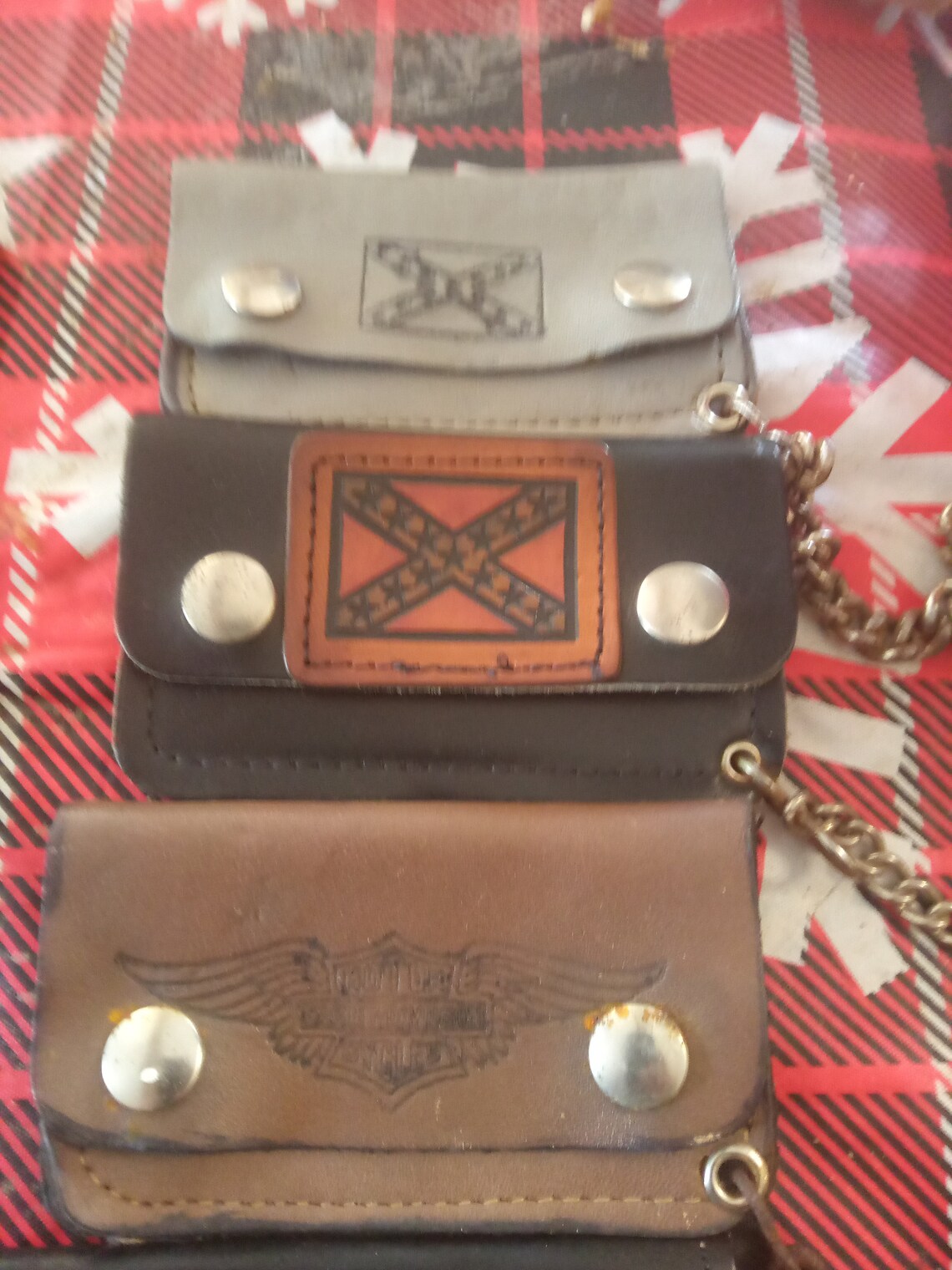 Vintage Harley Davidson Wallets Deadstock 1970's Bag Leather Made USA ...