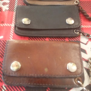 Vintage Harley Davidson Wallets Deadstock 1970's Bag Leather Made USA ...