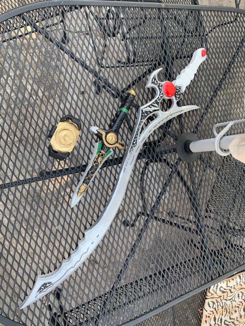 Green Ranger Weapon Pack - Etsy