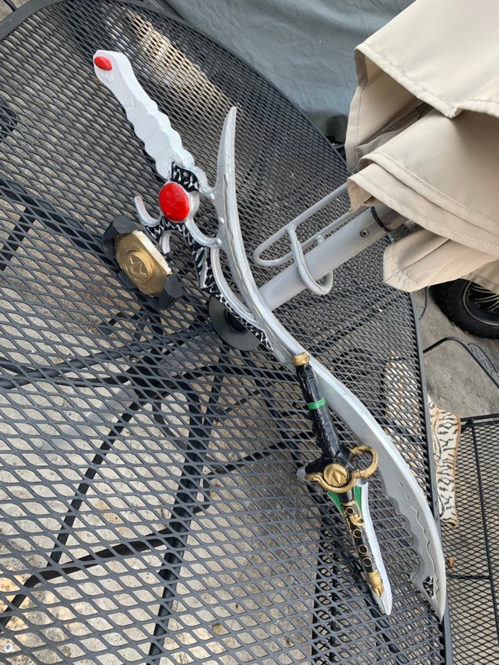 Green Ranger Weapon Pack - Etsy