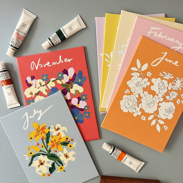 Paint by Numbers Calendar - Etsy