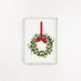 Christmas Wreath Paint by Number Kit/color by Number Kit/custom Paint ...