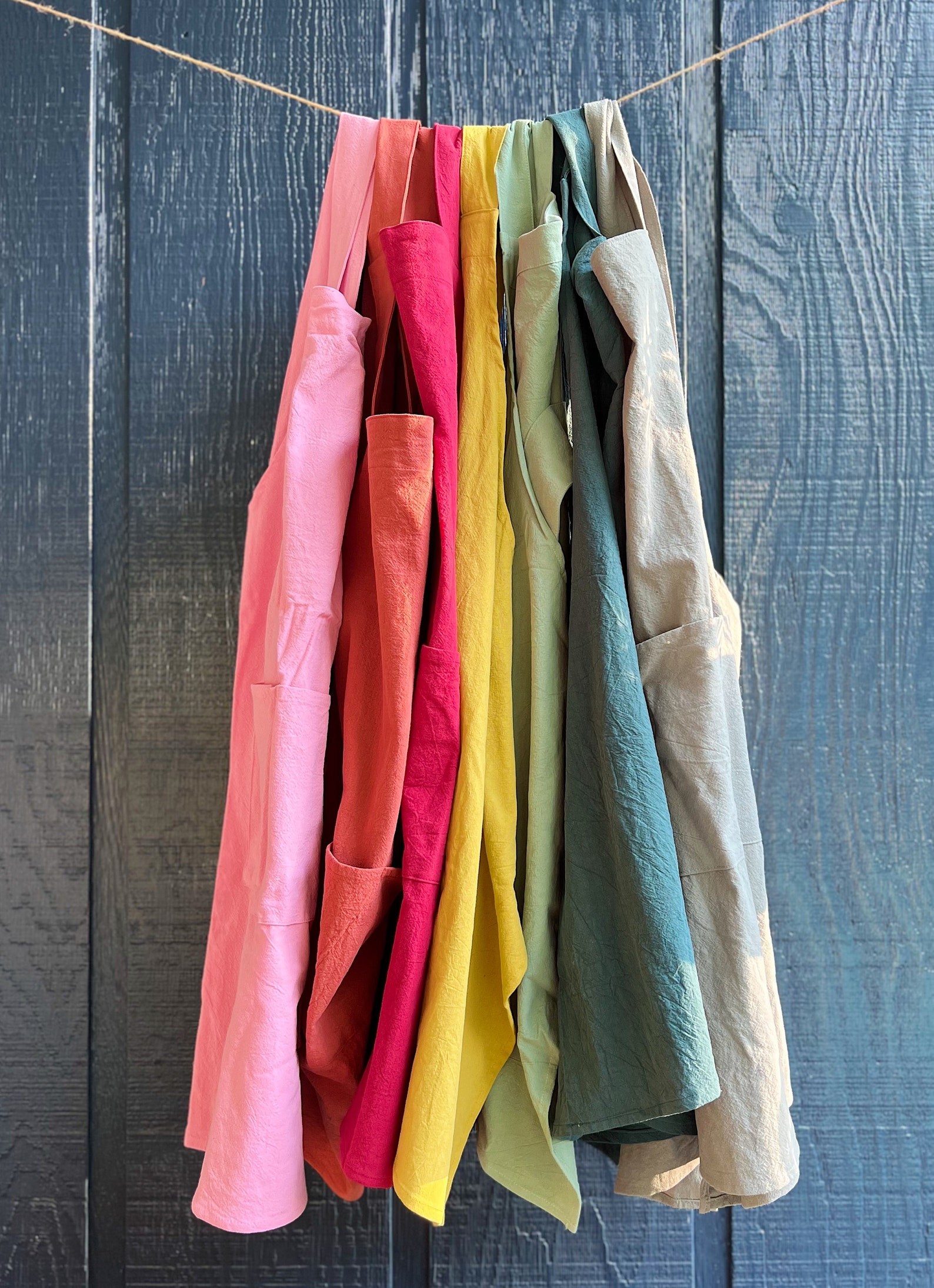 Cross Back Apron/cotton Apron/artists Apron/korean Style Apron/painters ...