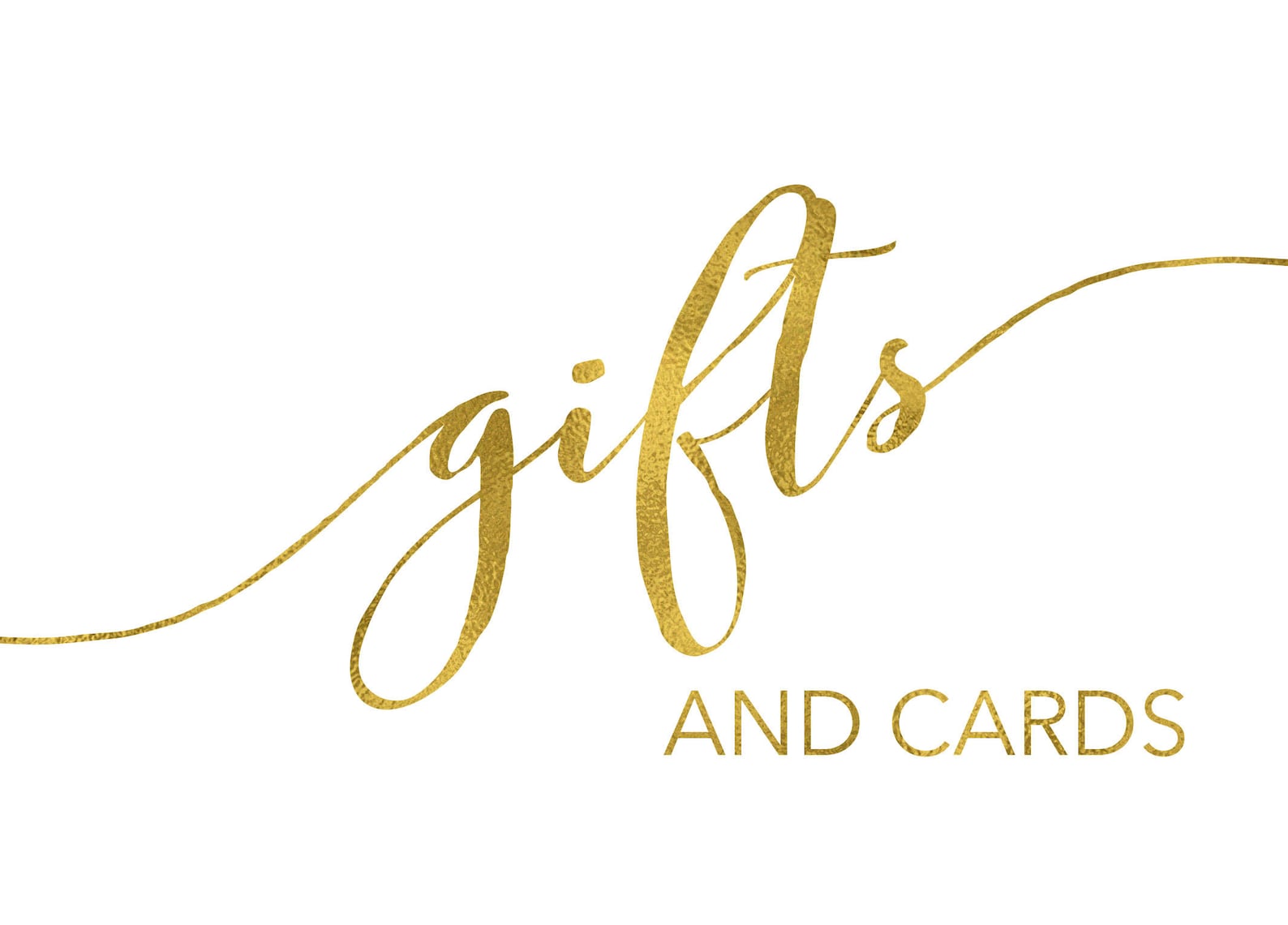 Gift Table Sign Gold Foil Print/ Wedding Sign/ Wedding - Etsy