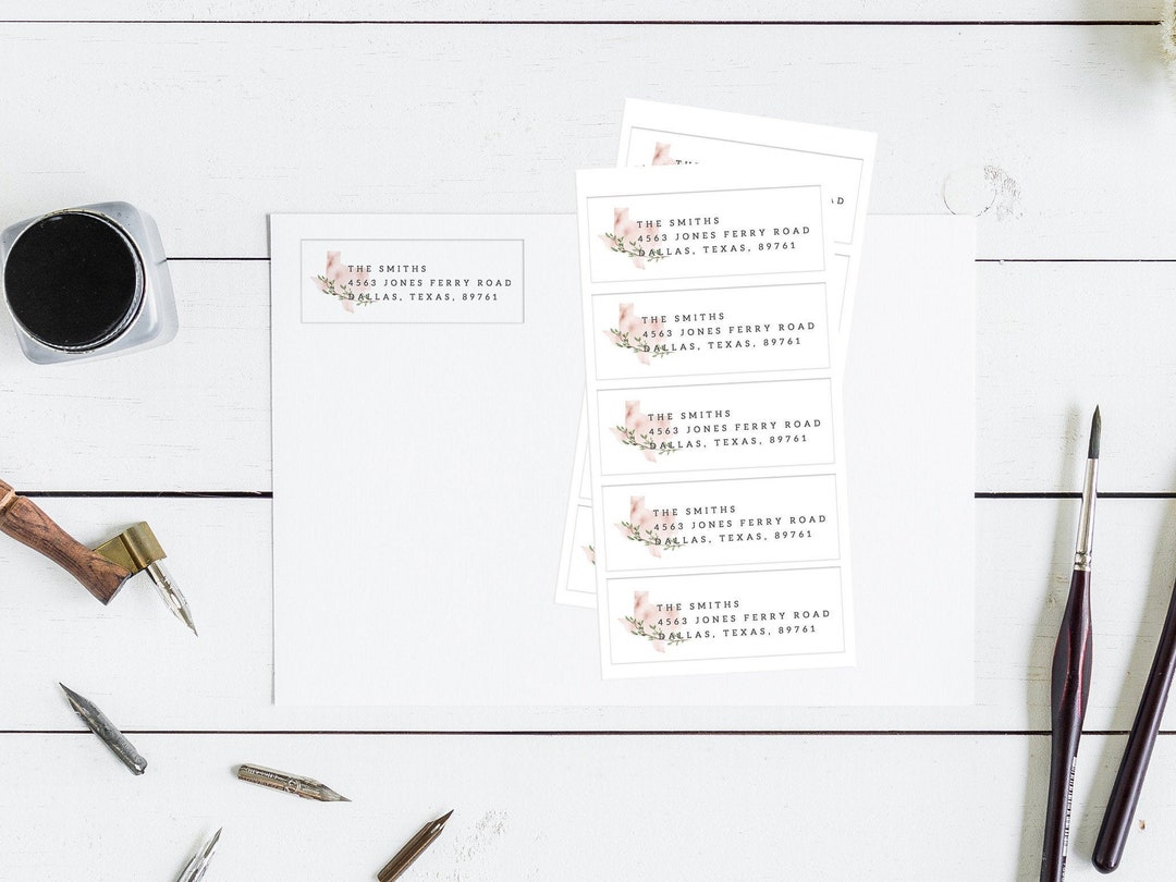 Custom State Address Labels/sticker Personalized Address Labels/custom ...