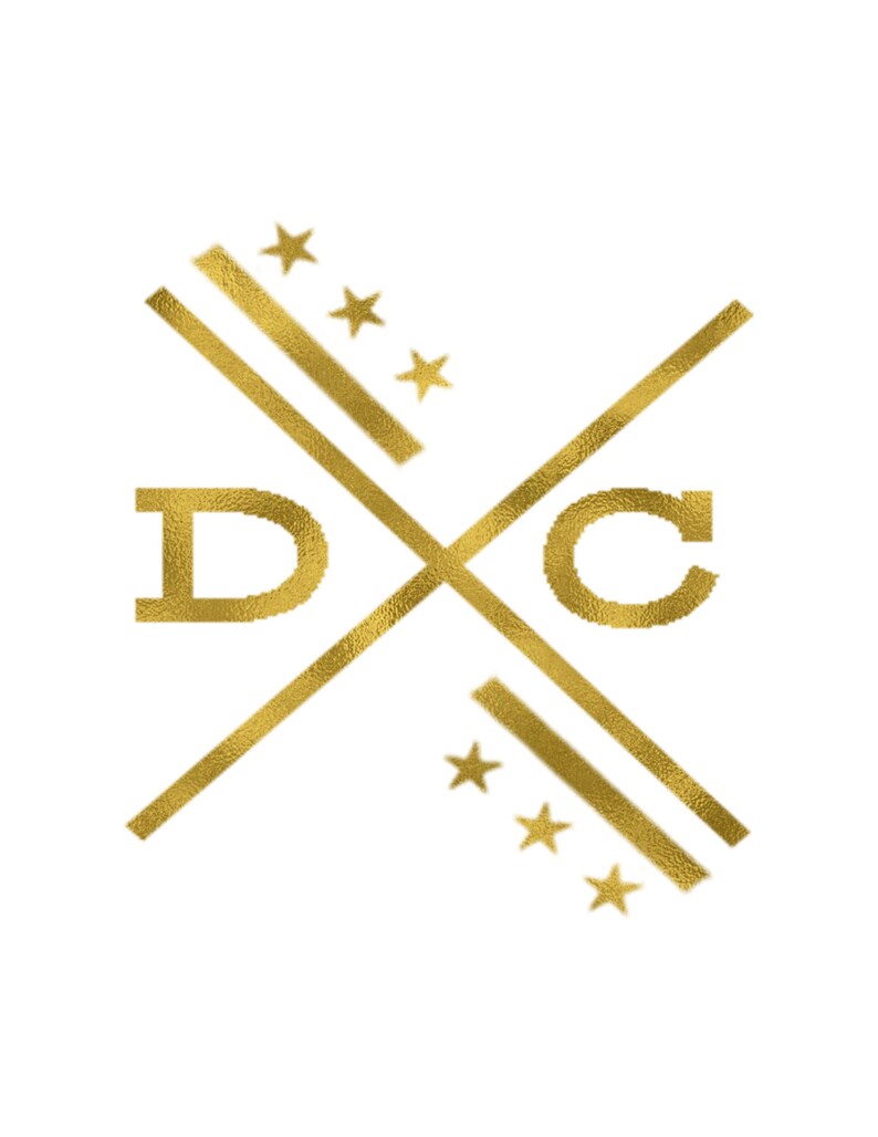 Washington DC Gold Foil Print/ Washington DC Logo/ State - Etsy