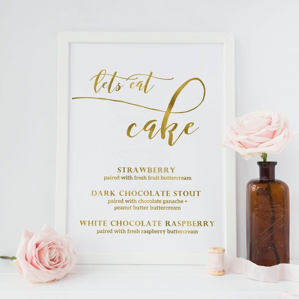 Eat Cake Sign - Etsy