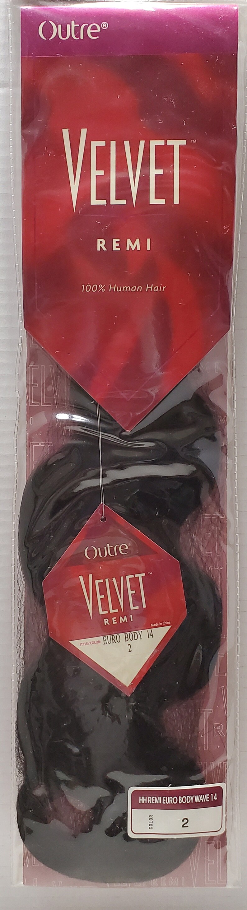 Outre Velvet Yaki Remi 100% Human Hair EURO BODY Weave Extension Yaky ...