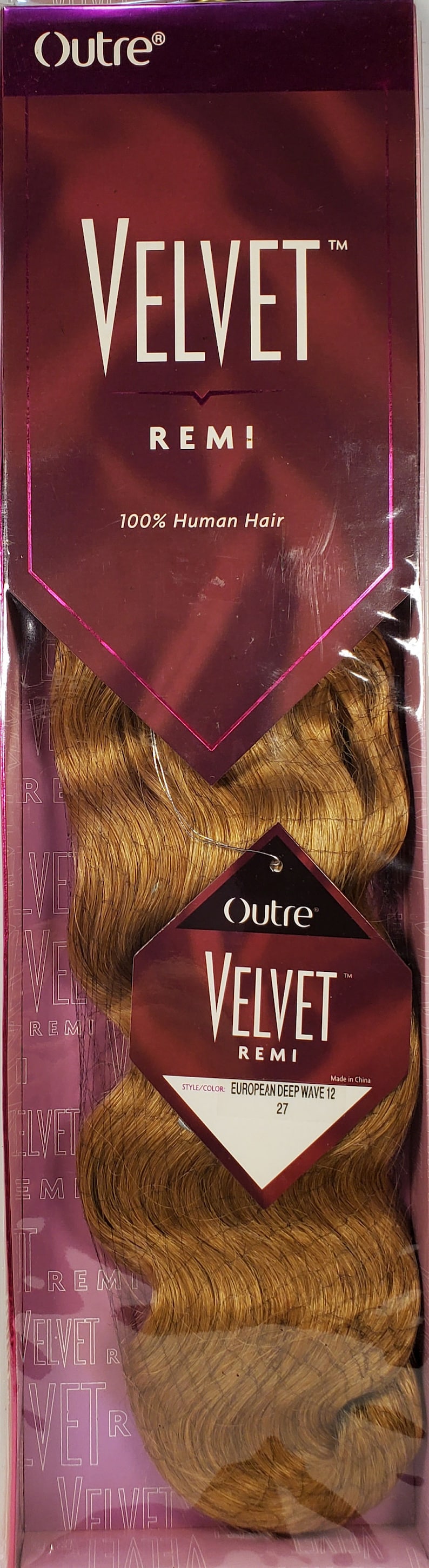Outre Velvet Remi 12 Inch 100% Human Hair European Deep Weave Extension ...